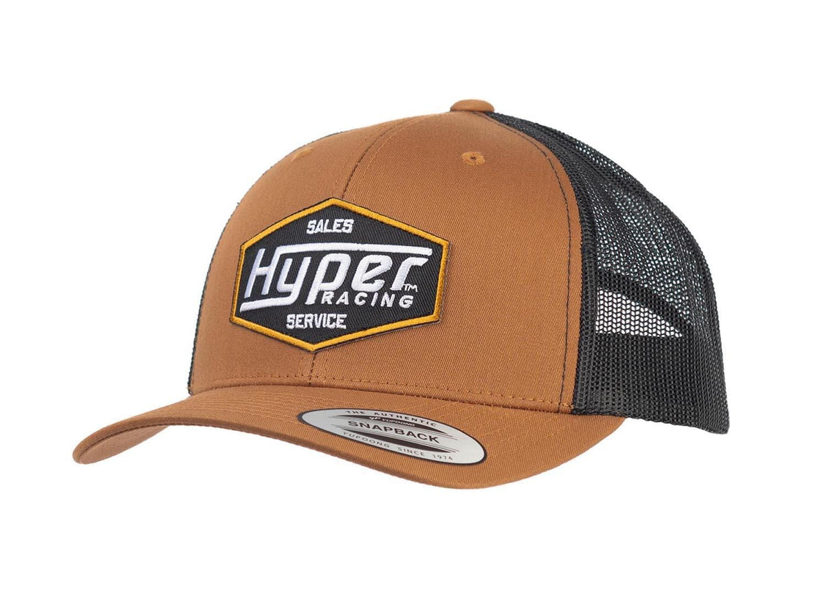 Hyper Stamp Patch Hat Caramel/Black – FM Performance